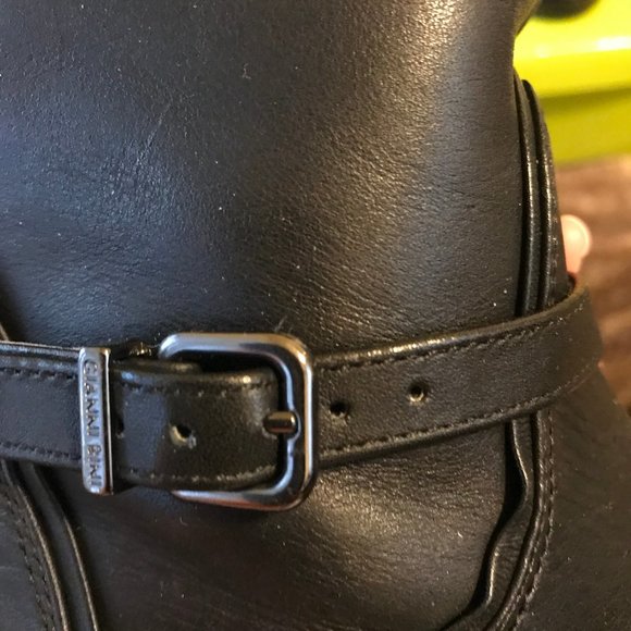 Gianni Bini | Shoes | Gianni Bini Black Leather Boots | Poshmark